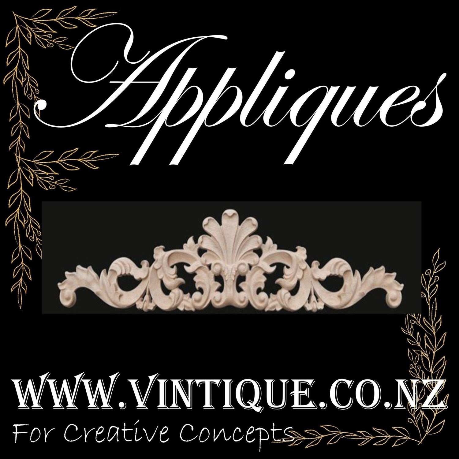 Wood Carved Appliques | Unique Decor Onlays for Every Style