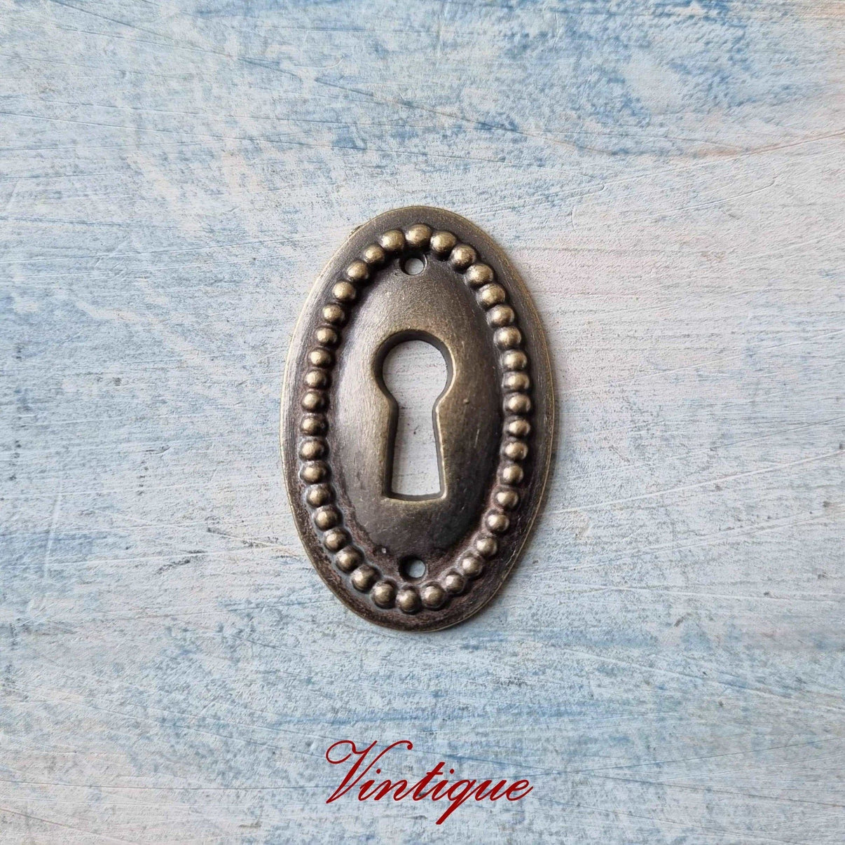antique Etsucon bronze-Antique etsucon bronze keyhole cover 38mm x 25mm ...