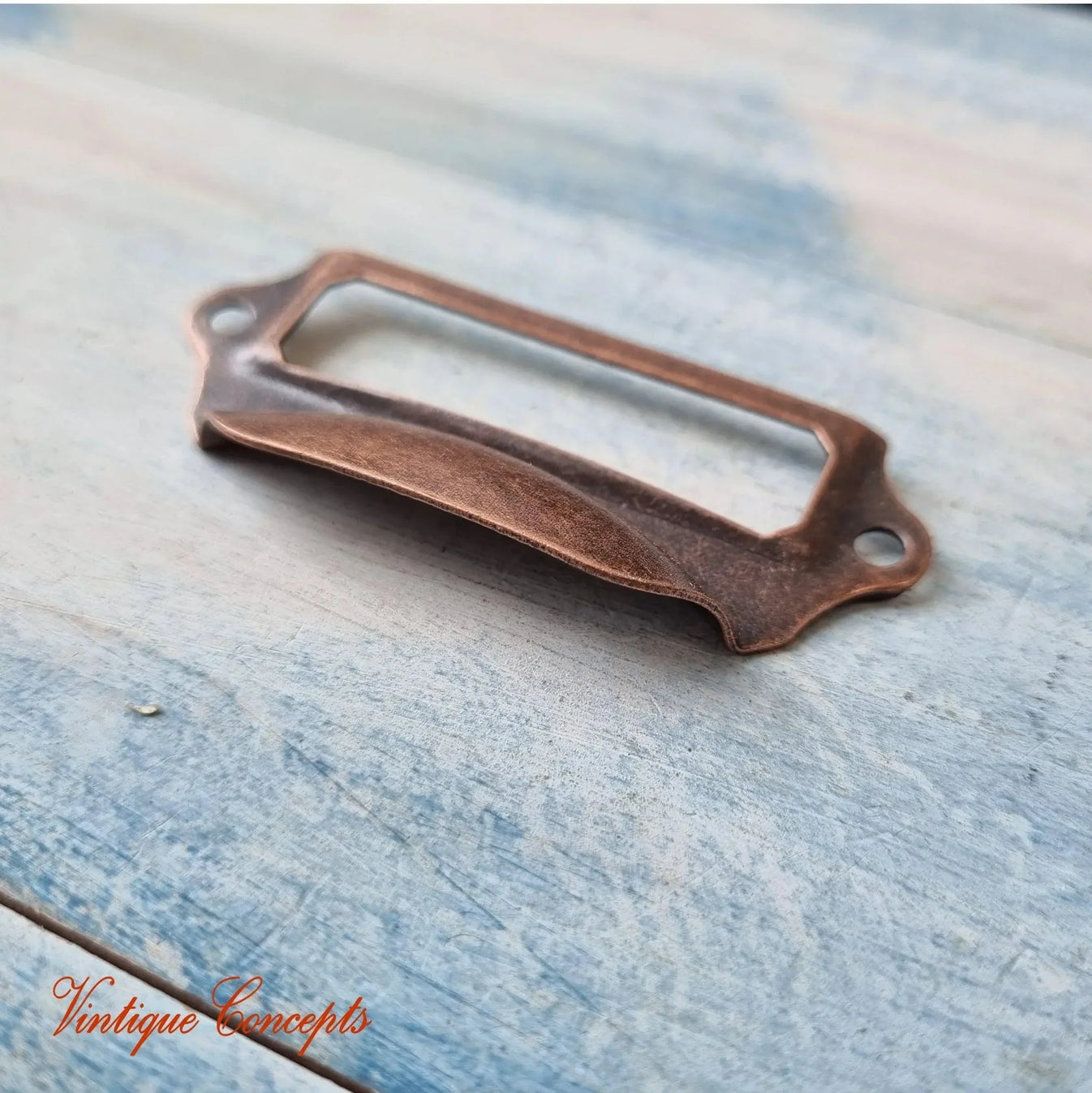 card label holder-Card / Label holder drawer handle pull 70mm x 28mm ...