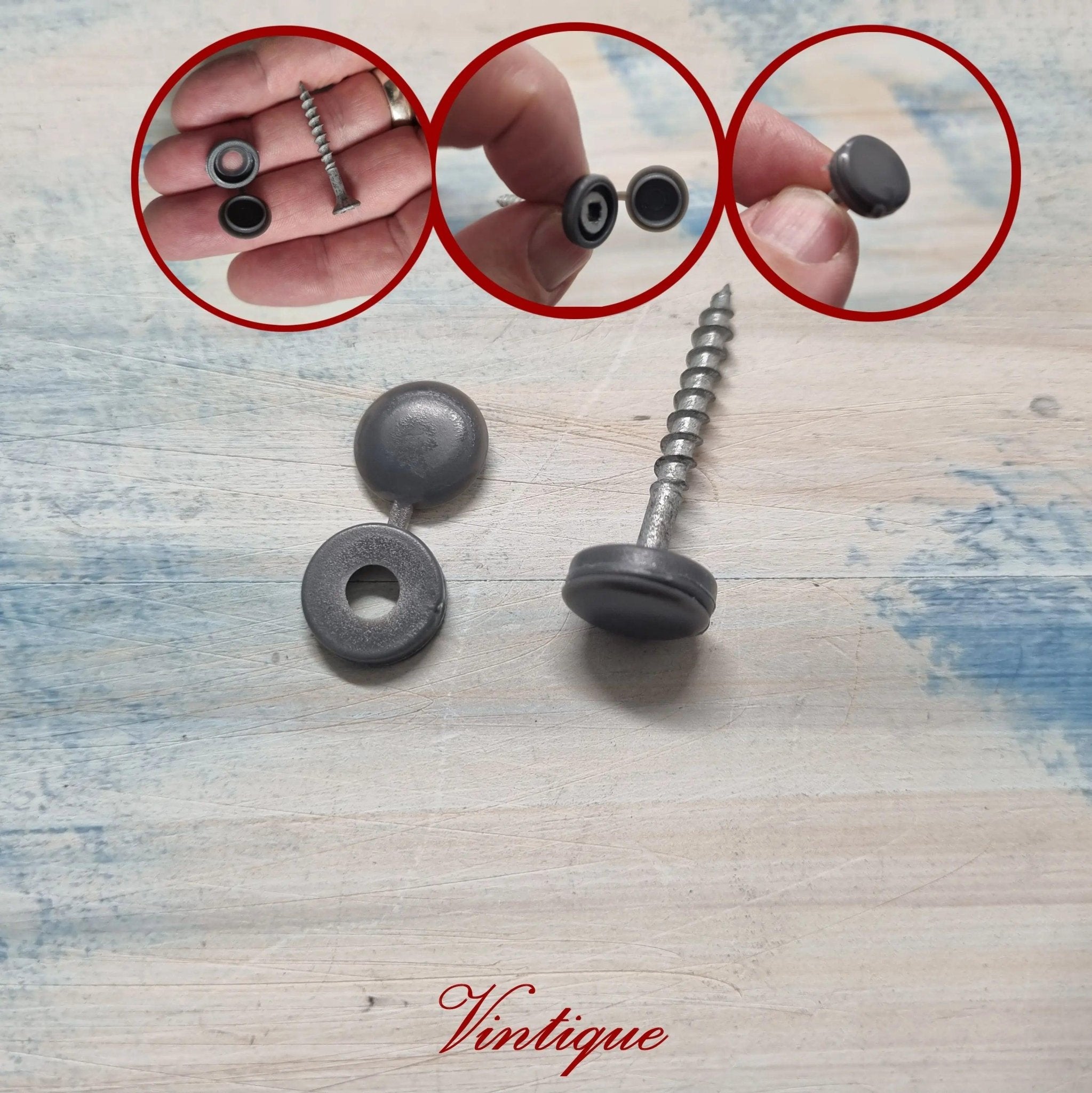 screw cap lid 14mm-Screw Cap with hinged cover lid 14mm Dia-Dark GREY ...